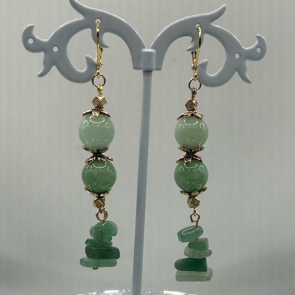 Artisan Crafted | Jewelry | Adventure Quartz Dangle Earrings 8k Gold ...